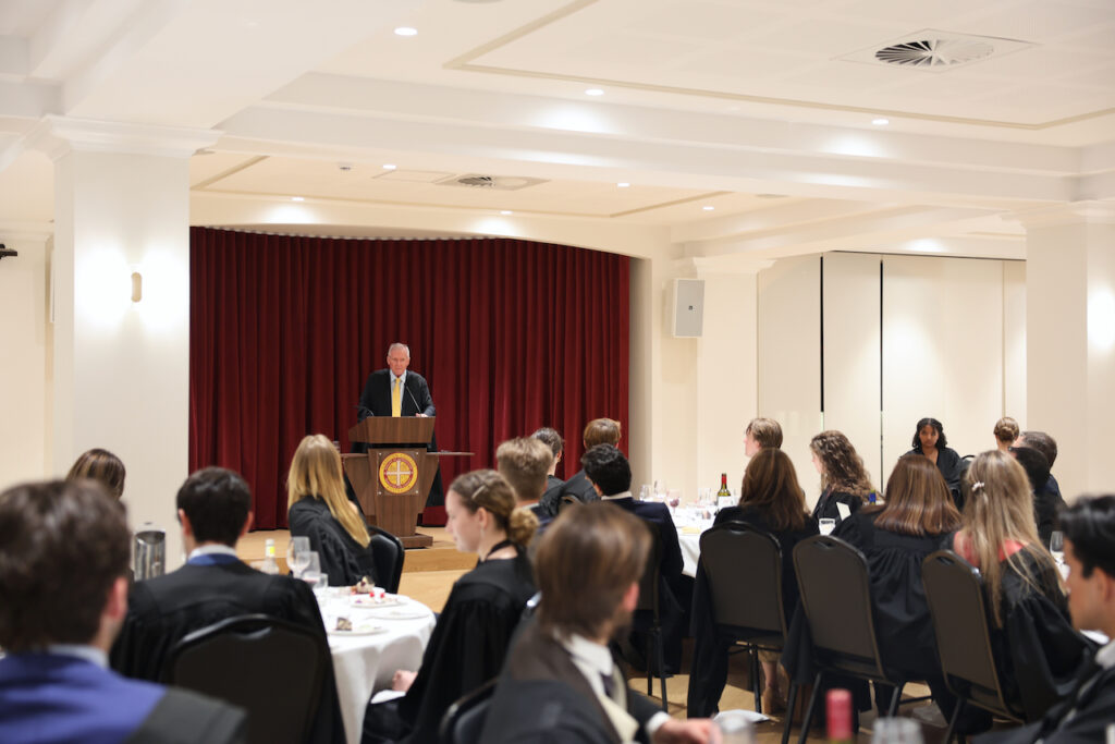 Dr Anlezark Delivers Insightful Formal Lecture